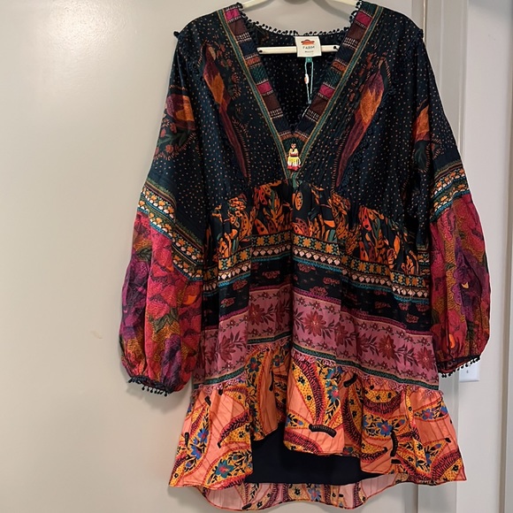 FARM Rio | Dresses | Farm Rio Mixed Patchwork Mini Dress | Poshmark